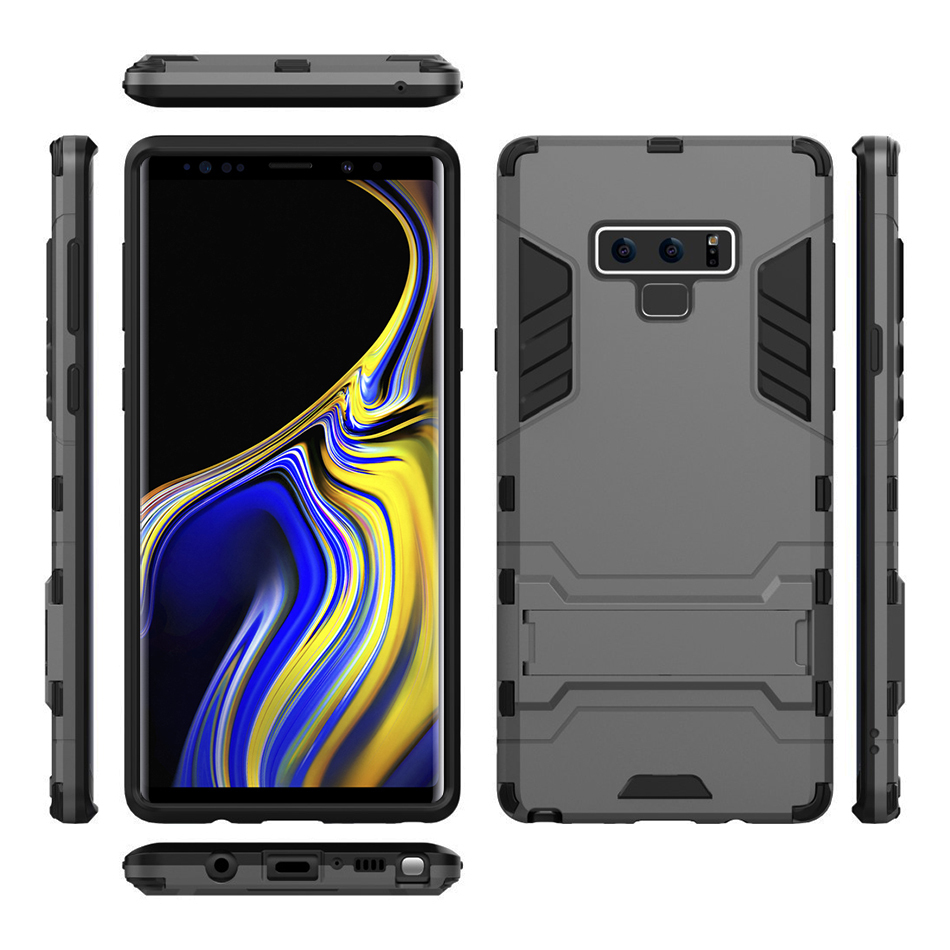 Slim Armour Shockproof Case for Samsung Galaxy Note 9 (Grey)